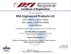 Quality - RSA Engineered Products LLC